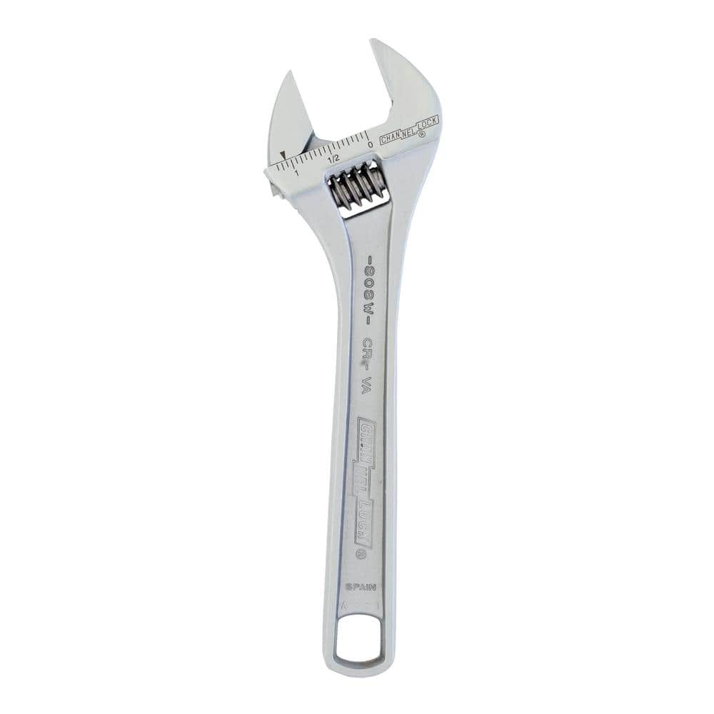 Channellock 8 in. Adjustable Wrench 808W - The Home Depot