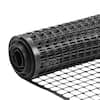 BOEN 4 ft. x 50 ft. Black Plastic Garden Fence GF-50022 - The Home Depot