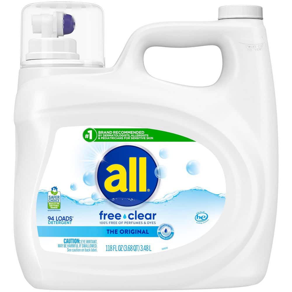 Reviews for all 118 oz. Free and Clear Liquid Laundry Detergent (94 ...