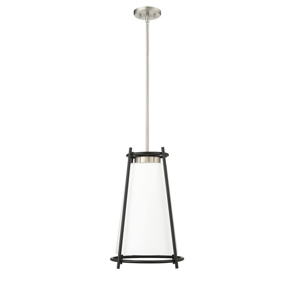 Millennium Lighting Milroe 60-Watt 1-Light Brushed Nickel Pendant-Light ...