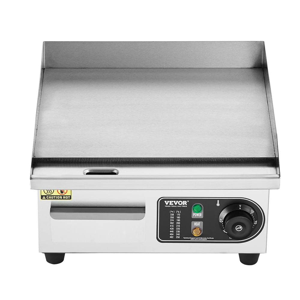 VEVOR Commercial Electric Griddle 1700-Watt 14 in. Countertop Flat Top ...