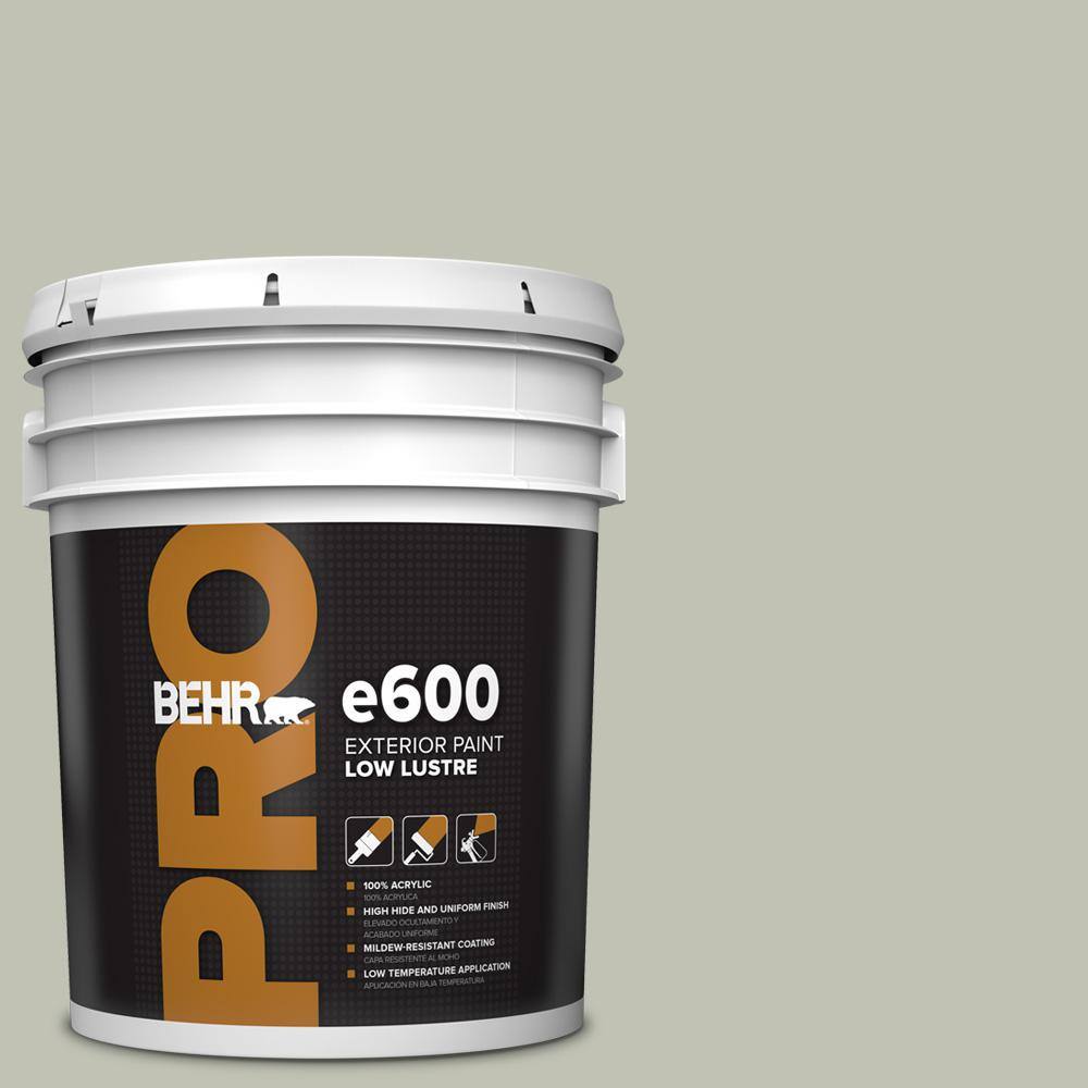 BEHR PRO 5 gal. #ECC-37-1 Arbor Hollow Low Luster Exterior Paint ...