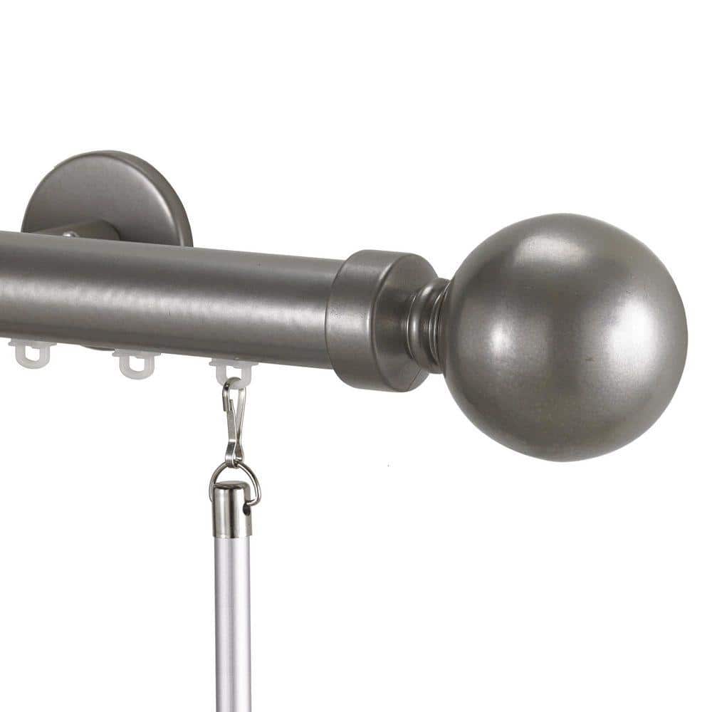 Art Decor Tekno Pro 132 in. Non-Adjustable 1.13 in. Diameter Traverse ...