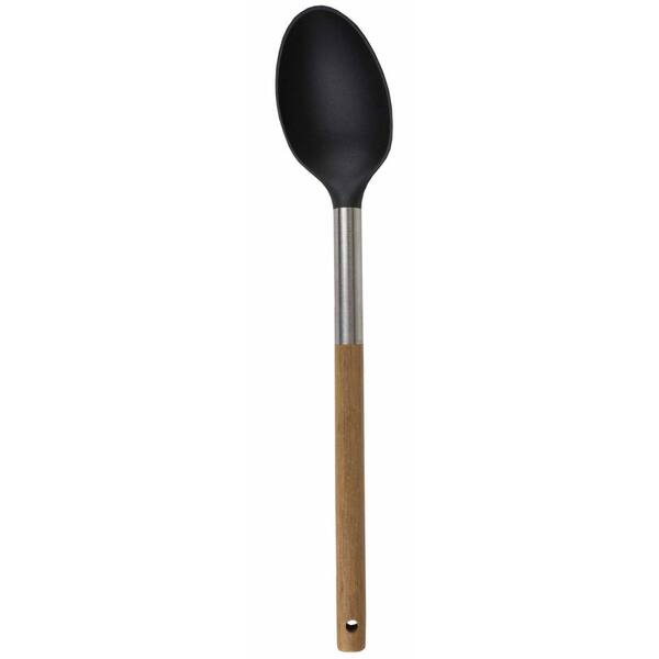 Home Basics Winchester Collection Scratch-Resistant Rubber Solid Spoon ...