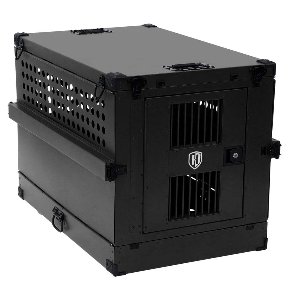 Hercules Safe Vehicle Transport Dog Crate with Heavy Duty Aluminum ...