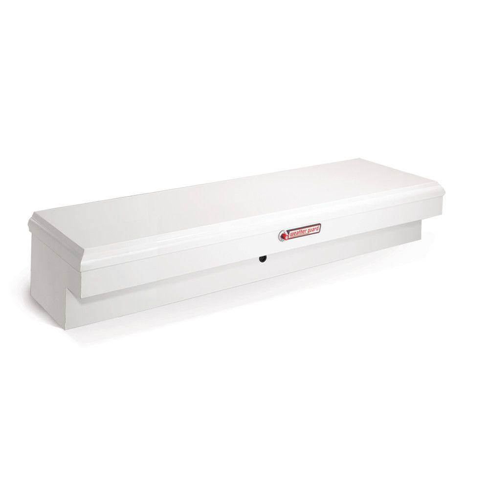 Weather Guard 60.25 in. Steel Super Low Side Box in Brite White 176-3-01