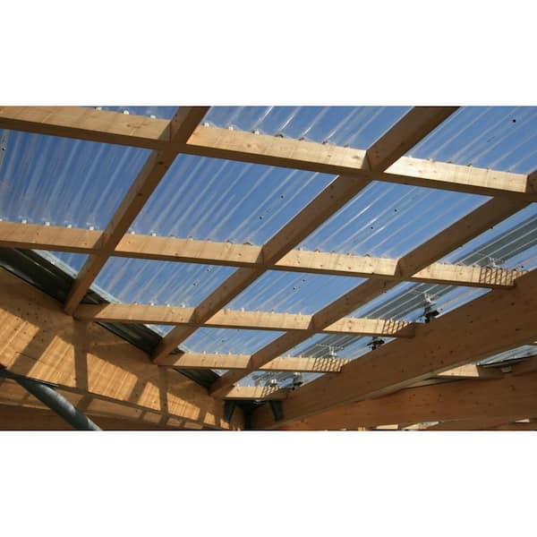 Clear Corrugated Polycarbonate Roof Panel Clear Corrugated Roof...