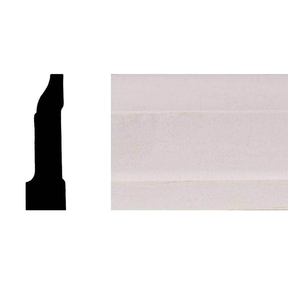 Builders Choice WM346 5/8 in. x 2-1/4 in. Primed Wood Finger-Jointed ...