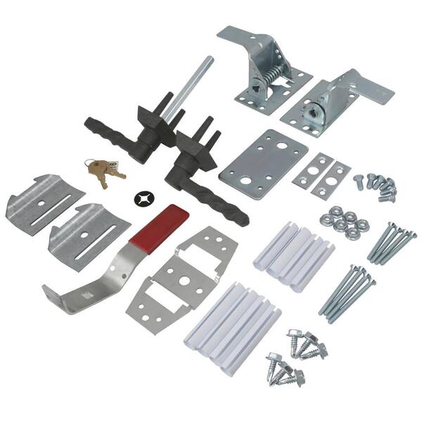 Clopay Decorative Twisted L Lock Set for Overhead Garage Doors 4123063 ...