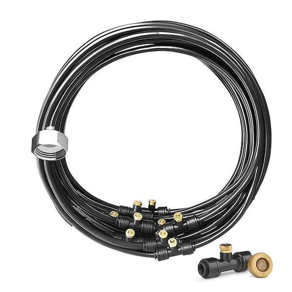 Justincity Outdoor Misting Cooling System 33ft Hose 12 Brass Mist ...