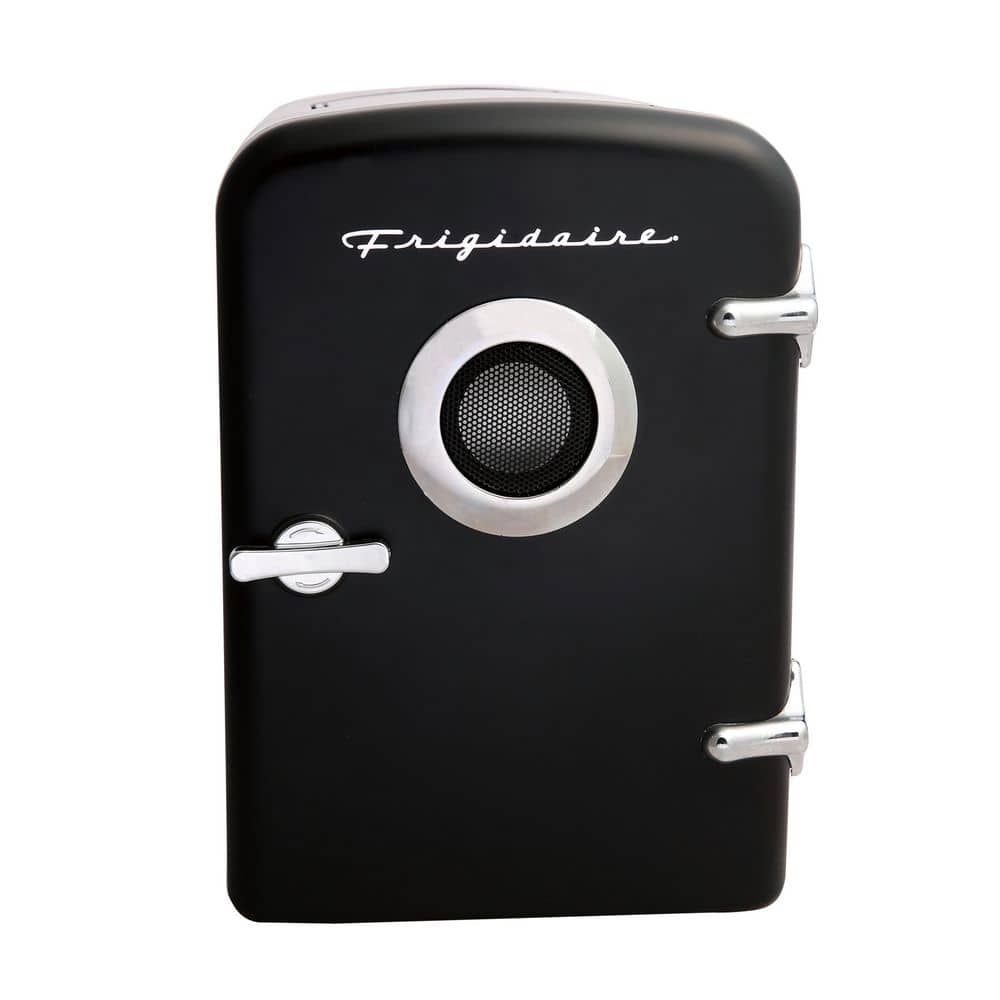 Frigidaire 1.0 cu. ft. 6 Can Retro Mini Fridge without Freezer in Black ...