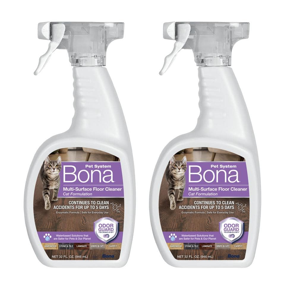 Bona 32 oz. Multi-Surface Floor Cleaner, Cat Formulation (2-Pack ...