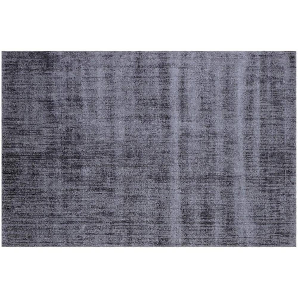 HomeRoots Charcoal 10 ft. x 14 ft. Solid Color Area Rug 2000564869 ...