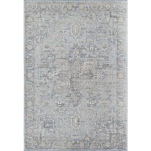 Rugs America Preston Magnolia Hatchwork Gray 8 ft. x 10 ft ...