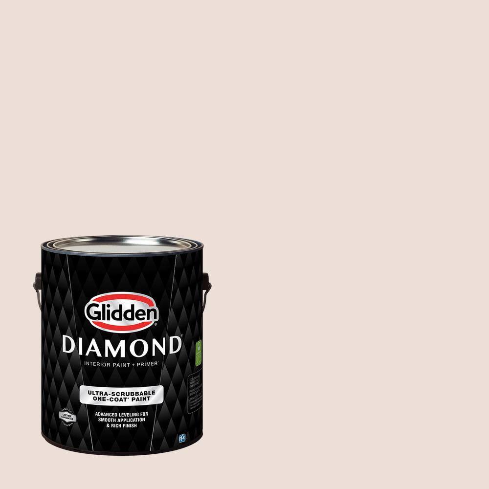 Glidden Diamond 1 gal. PPG1017-1 Touchable Ultra-Flat Interior Paint ...