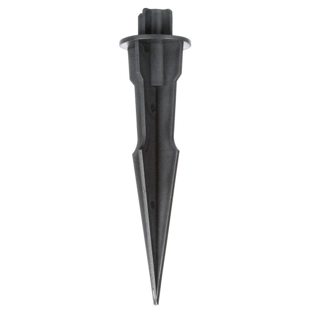Buy Solar Matte Black Outdoor Integrated LED Shepard Hook Landscape ...