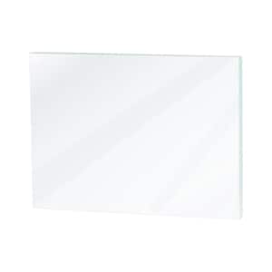 Fab Glass and Mirror Plexiglass 24 in. W x 36 in. L Clear Rectangular ...