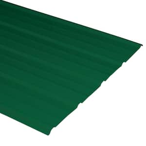 Metal Sales 3 ft. x 12 ft. Pro-Panel II Steel in Denali Green HD2592612 ...