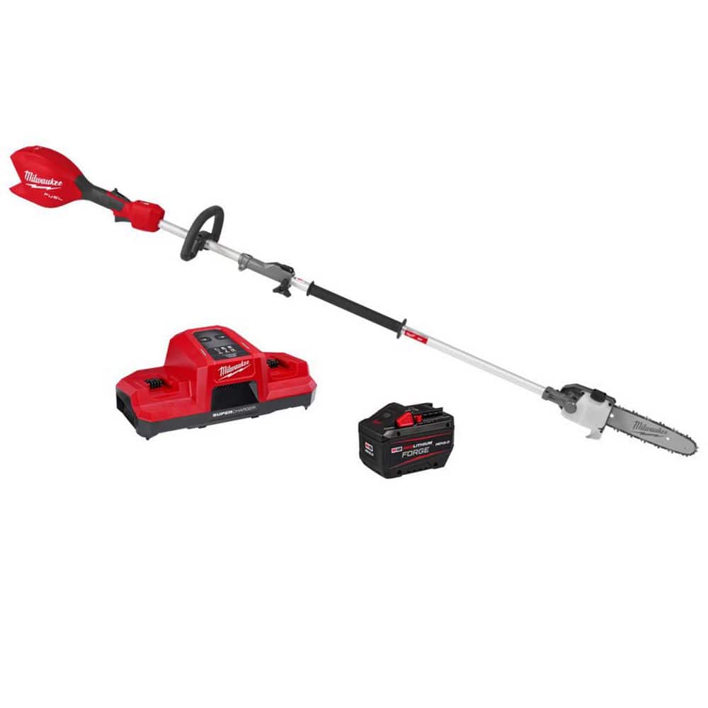 Milwaukee M18 FUEL 18V 10 in. Cordless Battery Powered Pole Saw w/ QUIK ...
