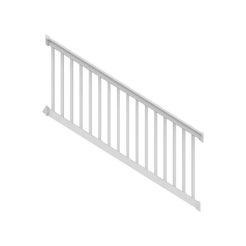 RDI Finyl Line 8 ft. x 42 in. H - T-Top 28° to 38° Stair Rail Kit ...