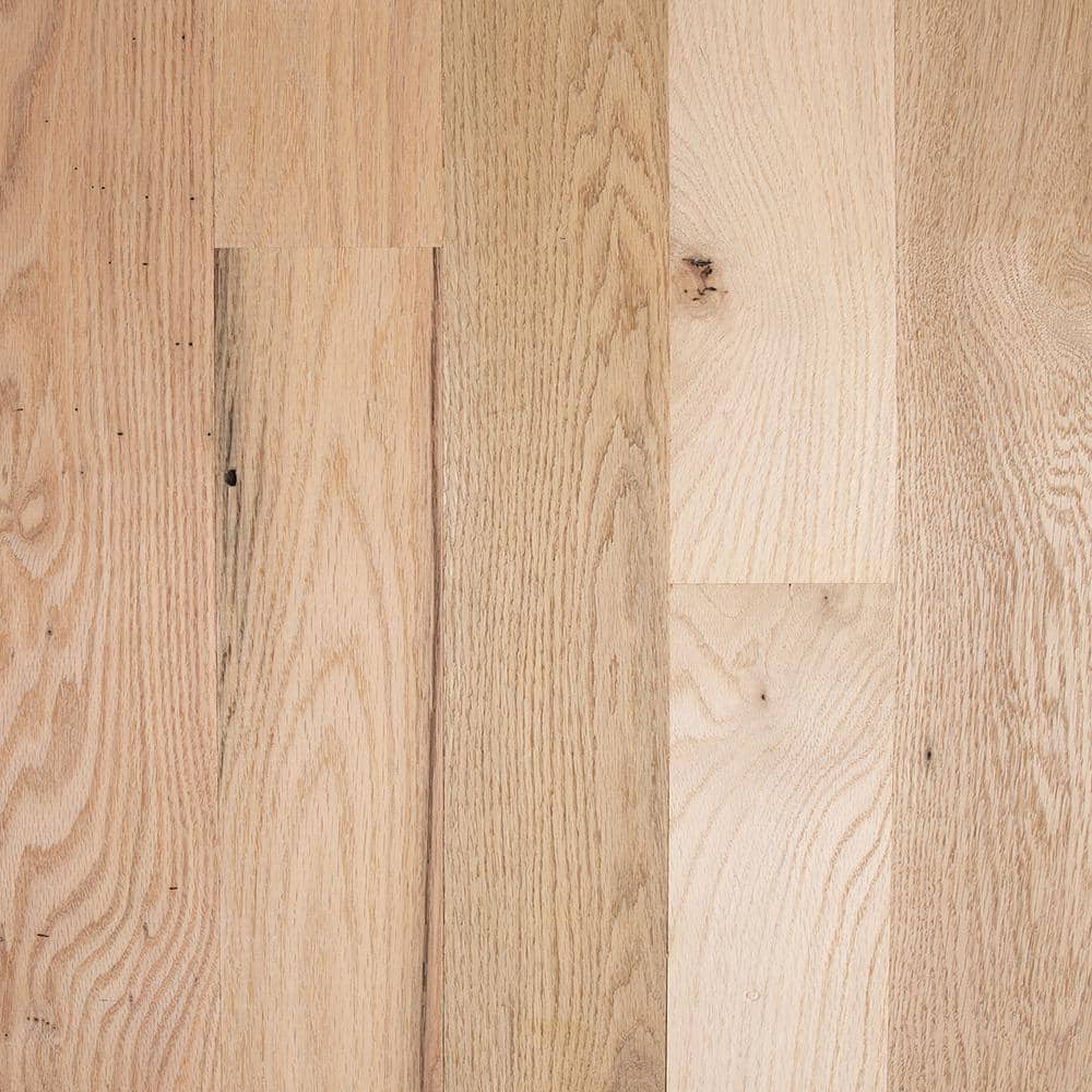 Blue Ridge Hardwood Flooring Unfinished Red Oak #2 Common 3/4 in. T X 2 ...