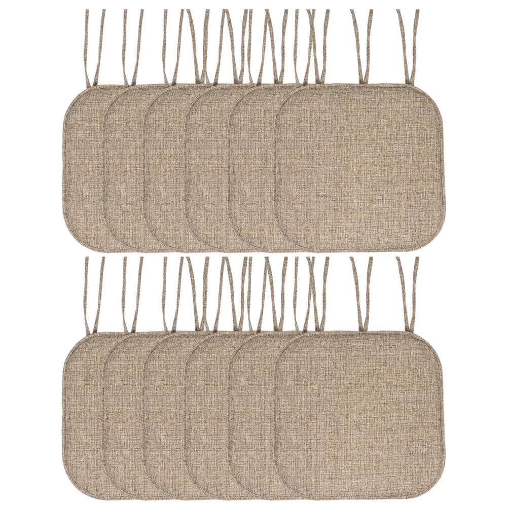 Sweet Home Collection Aria Memory Foam Square Non-Slip Indoor/Outdoor ...