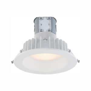 EnviroLite Easy Up 4 in. White Integrated LED Recessed Kit EV407943WH40 ...