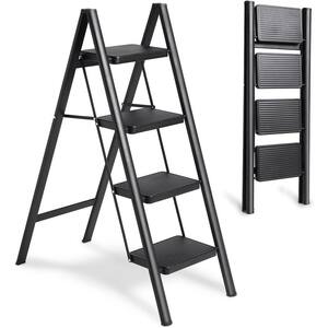 XTEND+CLIMB 3-Step 8.5 ft. Reach Slimline Aluminum Light Step Stool ...
