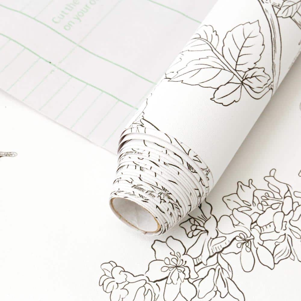 ilemong Peel and Stick Wallpaper Roll Bird Self Adhesive Wallpaper 17. ...