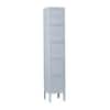 Mlezan 5-Tier Shelf Metal Locker for Employees Students Storage Cabinet ...