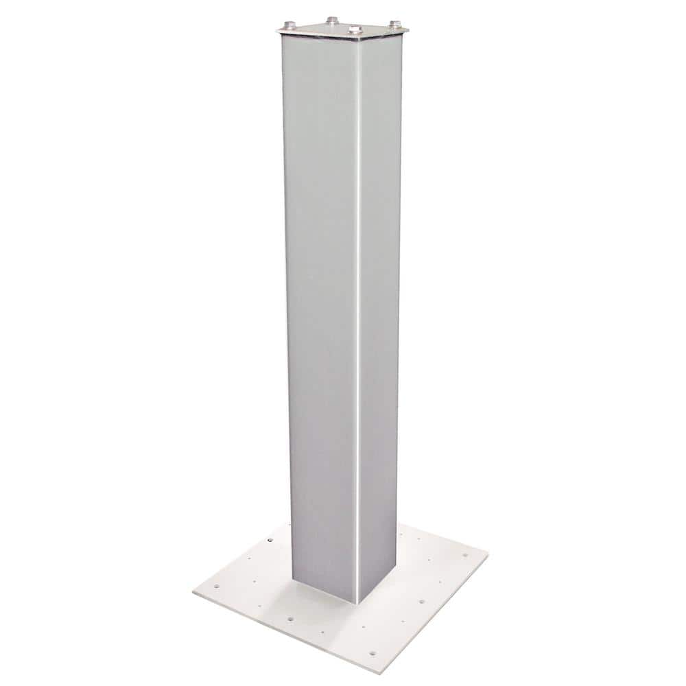 Mail Boss 27 in. Surface Mount Mailbox Post and Baseplate Package ...