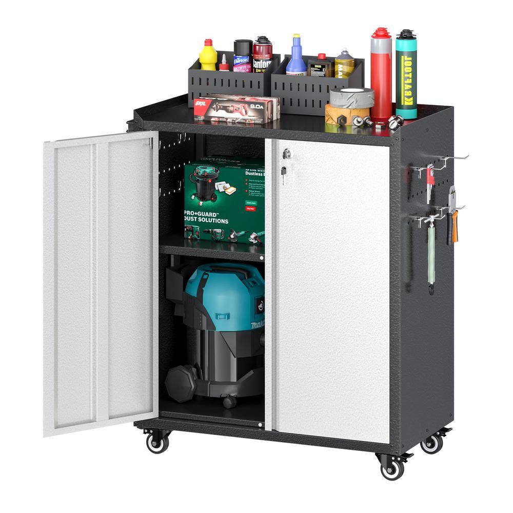 Reviews for Hephastu 26 in. W x 31.5 in. H x 13.78 in. D Metal ...