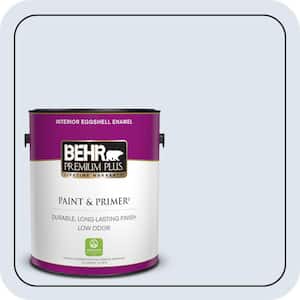 BEHR PREMIUM PLUS 1 qt. #590C-1 Morning Haze Flat Low Odor Interior ...