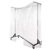 Econoco 64 in. W x 70 in. H Clear Vinyl Cover with Metal Support Bars ...