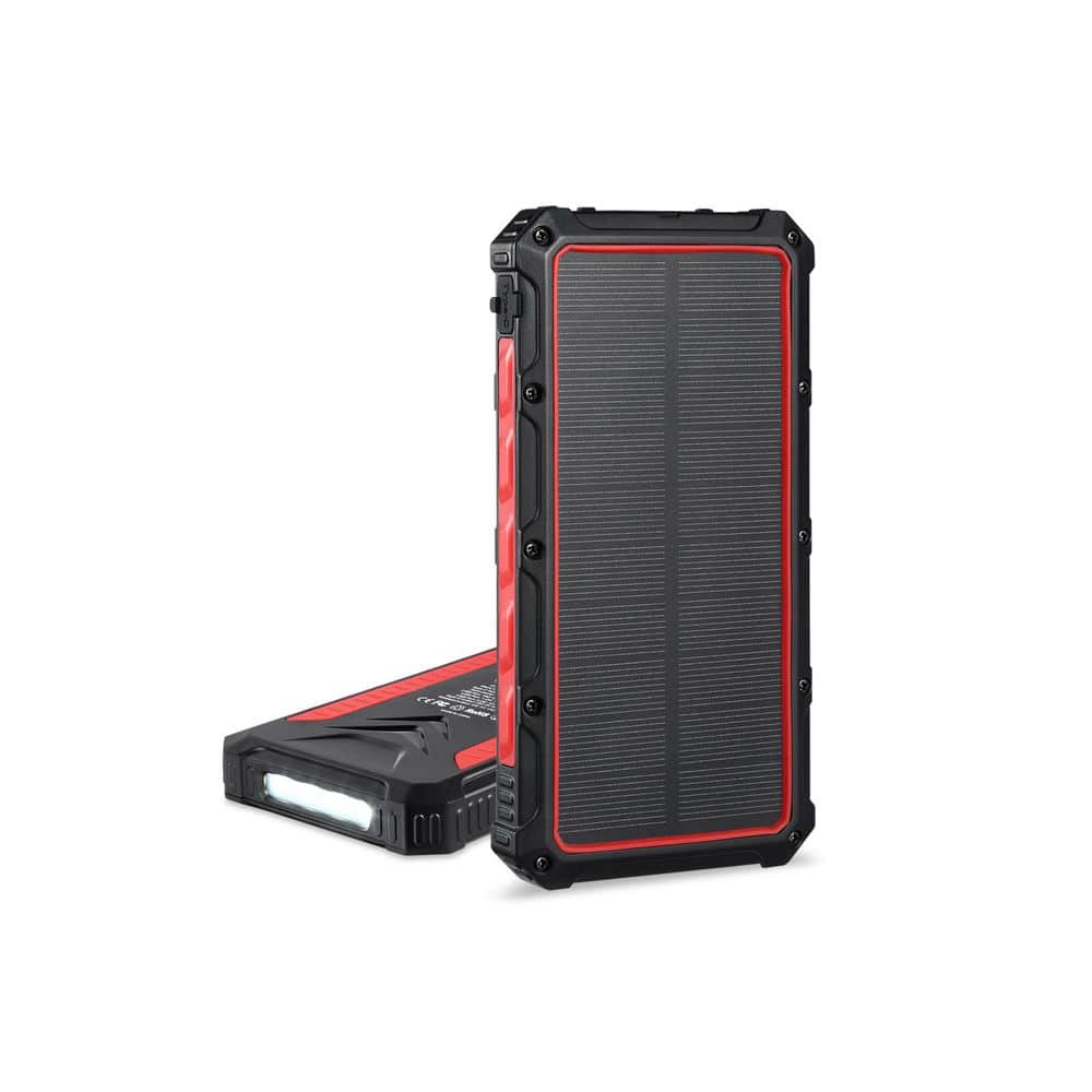 HOM Solar Power Bank for Apple and Android-Dual USB and Wireless ...