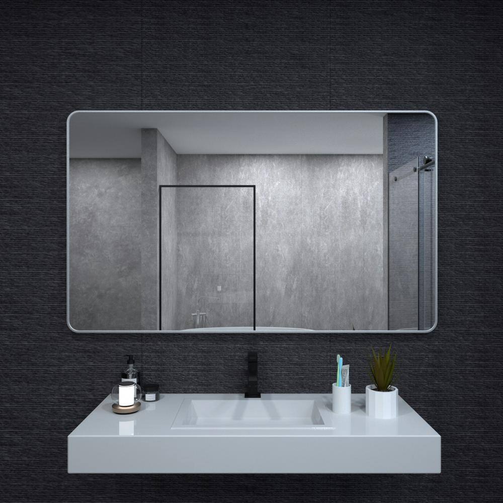 niveal 60 in. W x 36 in. H Rectangular Framed Wall Bathroom Vanity ...