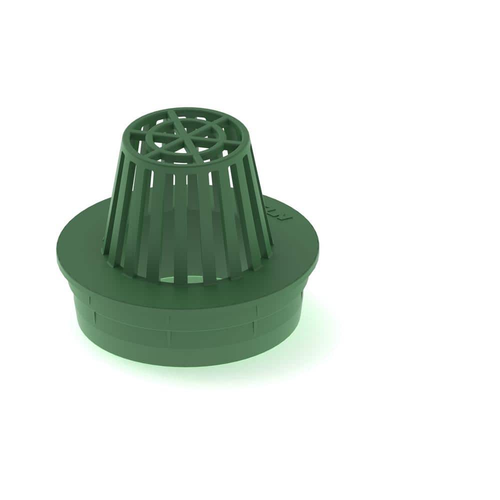 RELN 4 in. Atrium Green Grate 000220 - The Home Depot