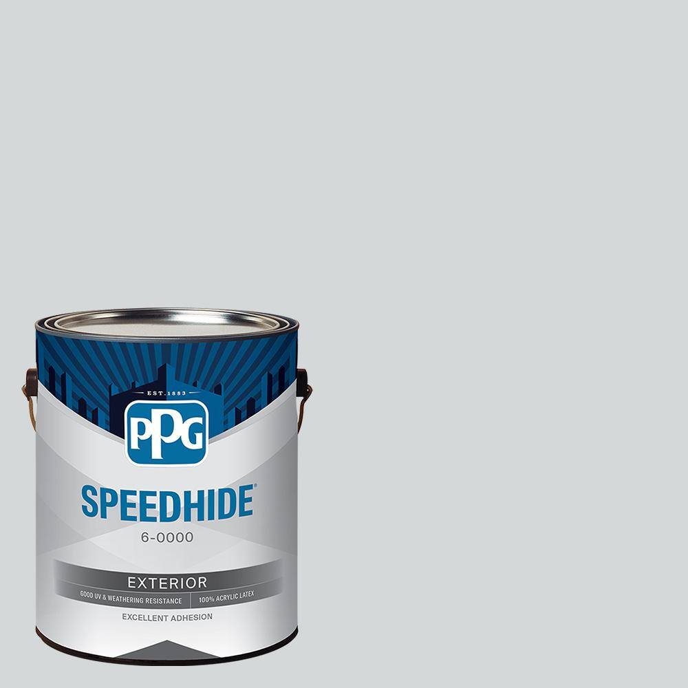SPEEDHIDE 1 gal. PPG0993-1 Peregrine Semi-Gloss Exterior Paint PPG0993 ...