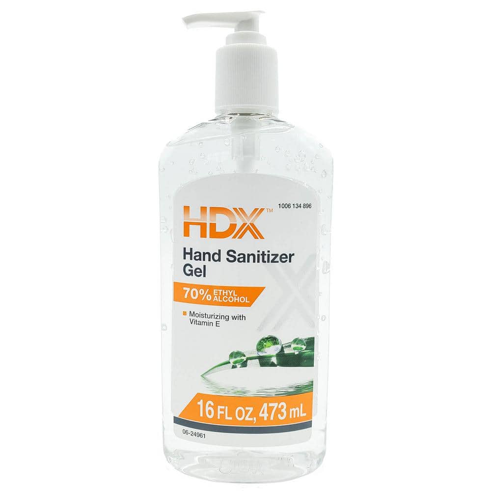 HDX HDX 16 oz. Gel Hand Sanitizer Pump (PCR) 20-22452 - The Home Depot