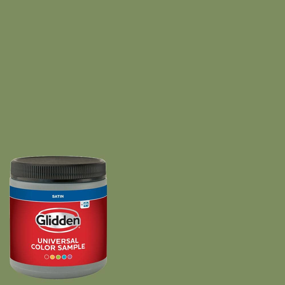 Glidden 8 oz. PPG1121-6 Moss Point Green Satin Interior Paint Sample ...