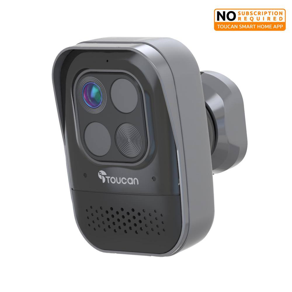 Toucan Pro Wireless Outdoor Smart Battery Operated Security Camera Wi ...