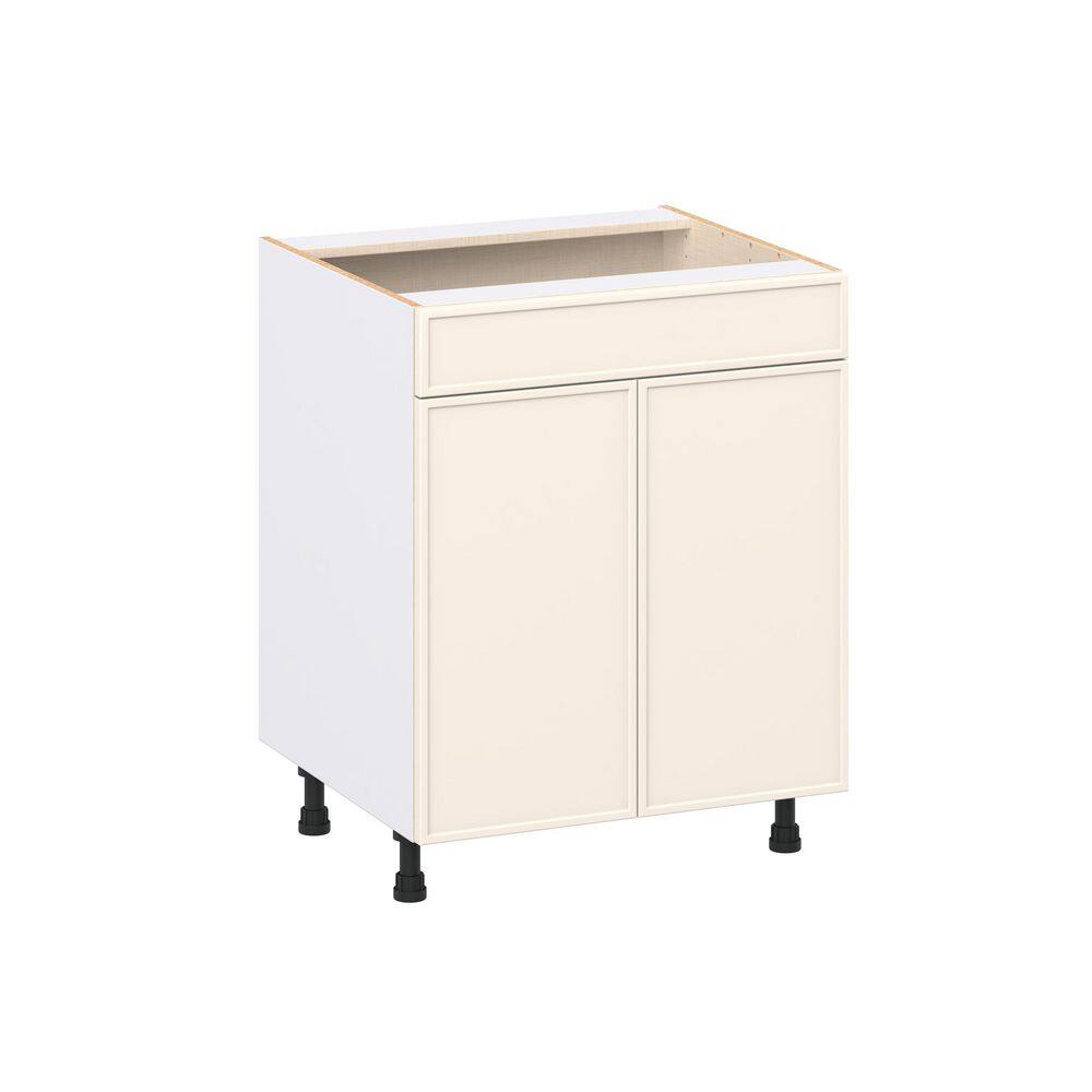 J COLLECTION Fairview Washed Linen Slim Shaker Assembled Sink Base ...