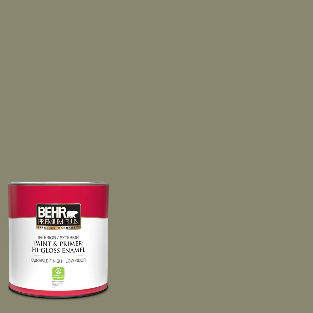 Have a question about BEHR PREMIUM PLUS 1 qt. #400F-6 Grasshopper Wing ...