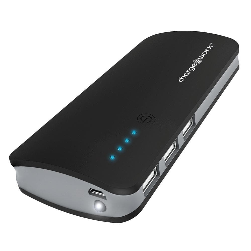 CHARGEWORX 10000MAH Power Bank With Flashlight CX6540 - The Home Depot