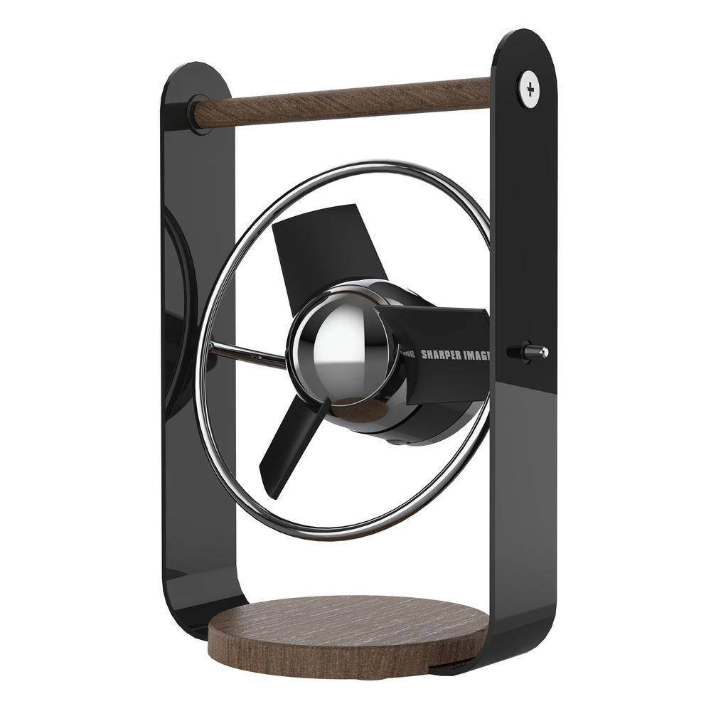 Sharper Image SBV1 USB Fan with 4 in. Soft Blades, 2 Speeds, Touch ...