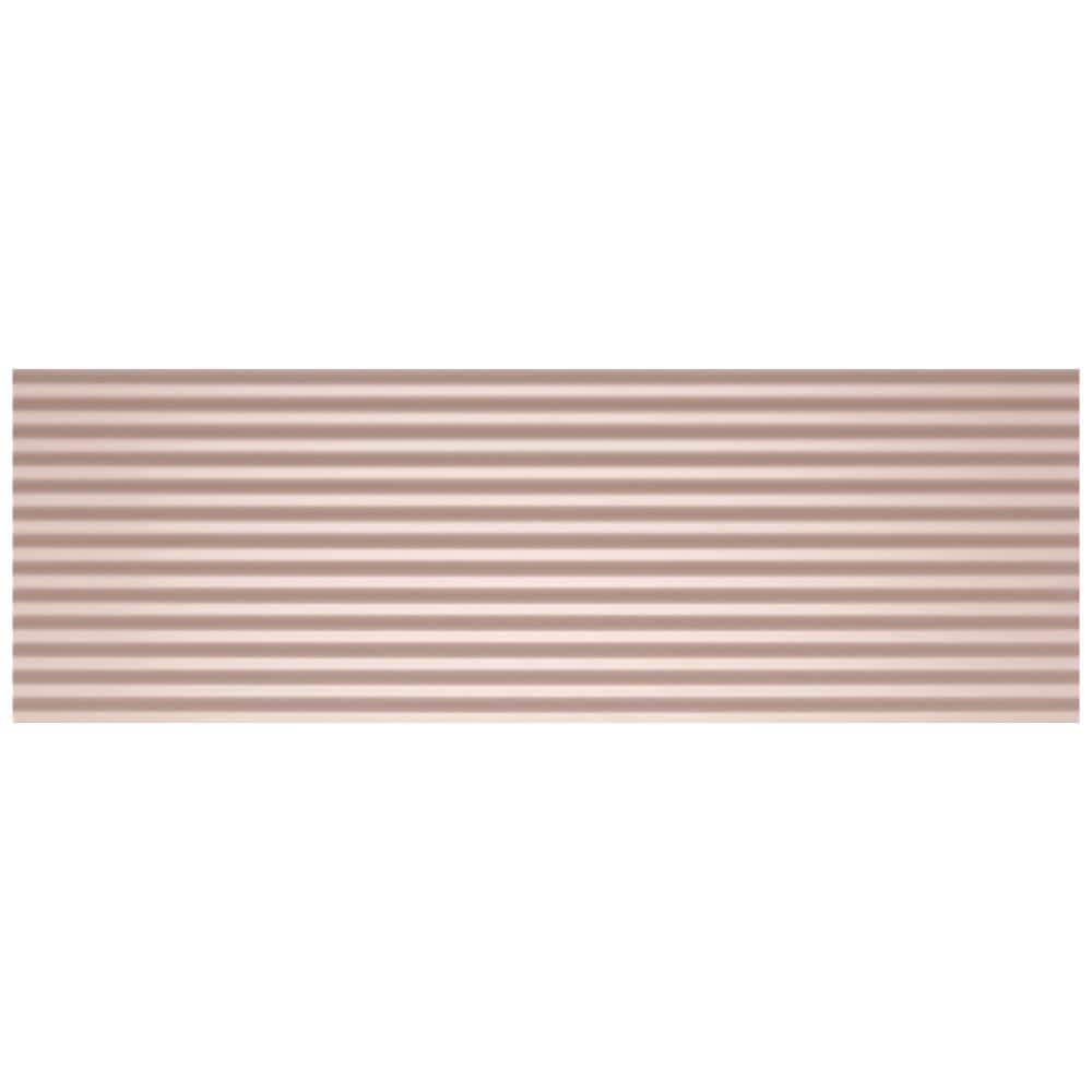 Ivy Hill Tile Linear Blush Pink 4 in. x 0.51 in. Matte Ceramic Wall ...