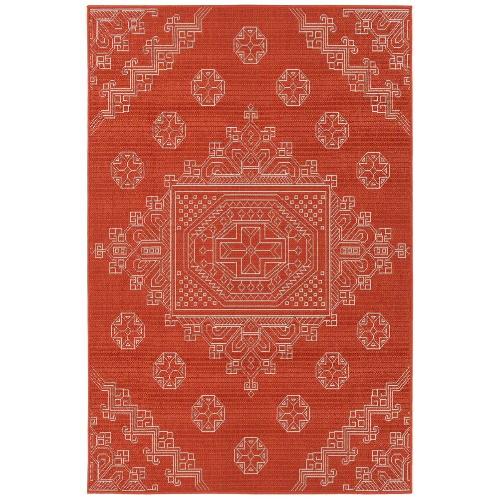 Kaleen Sunice Collection Tangerine 2'5" x 3'9" Rectangle Residential ...
