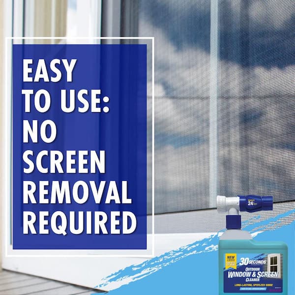 30 Seconds 64 oz. Outdoor Ready to Spray Window and Screen Cleaner ...