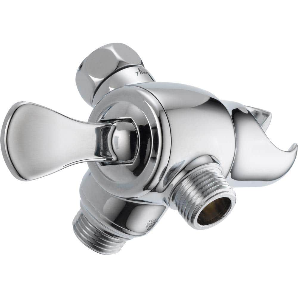 Delta 3-Way Shower Arm Diverter with Hand Shower Mount in Chrome U4920 ...