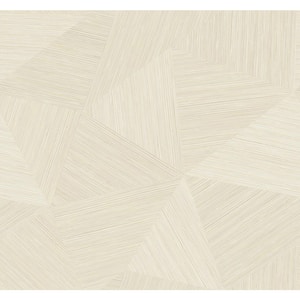 Seabrook Designs 60.75 sq. ft. Metallic Charcoal Middleton Triangles ...